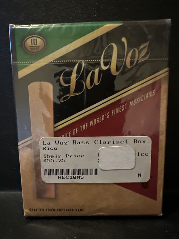 La Voz bass clarinet reeds Medium soft 1970’s - Cane | Reverb