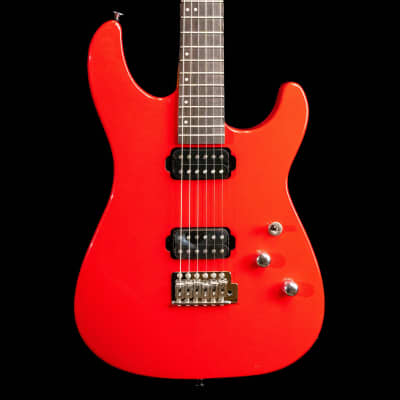 Samick SS70 Samick double cutaway red electric guitar. | Reverb