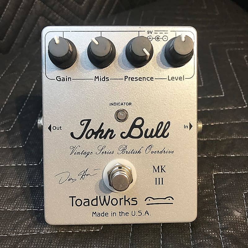 Toadworks John Bull MKIII Vintage British Overdrive Pedal | Reverb