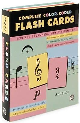 Alfred Complete Color-Coded Flash Cards 12061 | Reverb