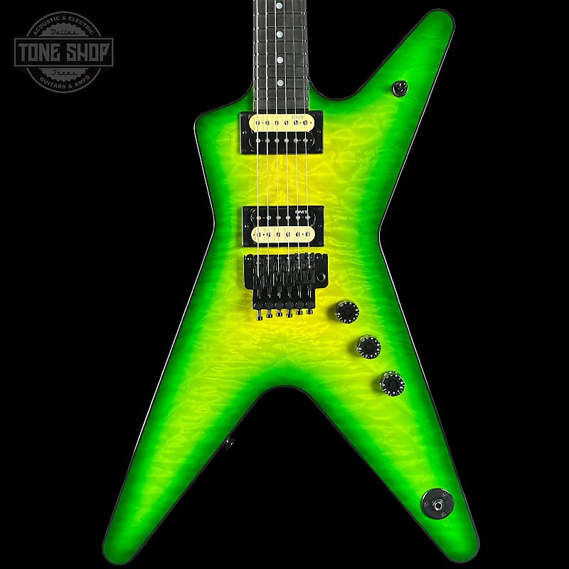 Dean USA Custom Shop ML Slime Quilt Top w/case | Reverb