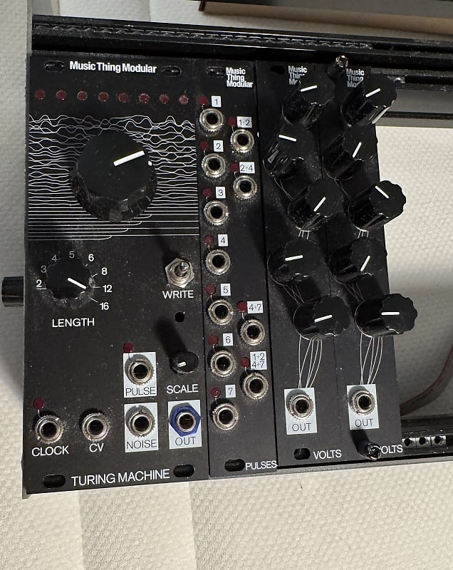 Music Thing Modular Turing Machine Mk2, Pulses, and 2x Volts | Reverb