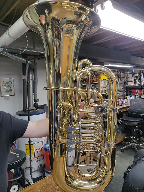 Meinl Weston - 45 SLZ - 5 Rotor - 6/4 F Tuba - Mid 2000's | Reverb