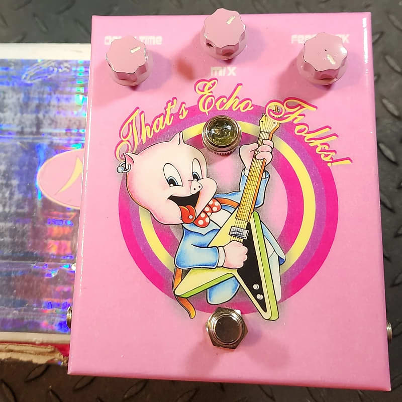 MG Music That's Echo Folks! Rare Early Hand Painted Version | Reverb