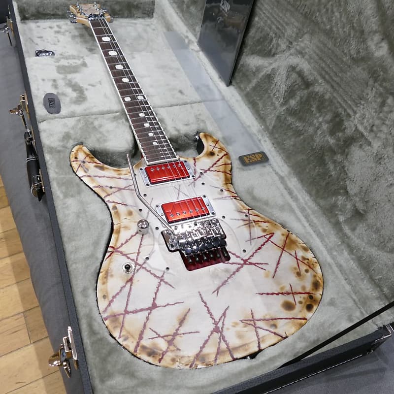 ESP E-II RZK-I Fluence LH (B stock) Distressed & Burnt | Reverb