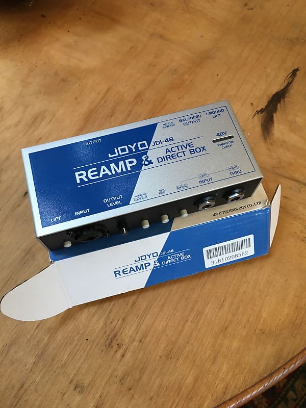 Joyo JDI-48 ReAmp and Active DI Box 2020 - Grey/blue | Reverb