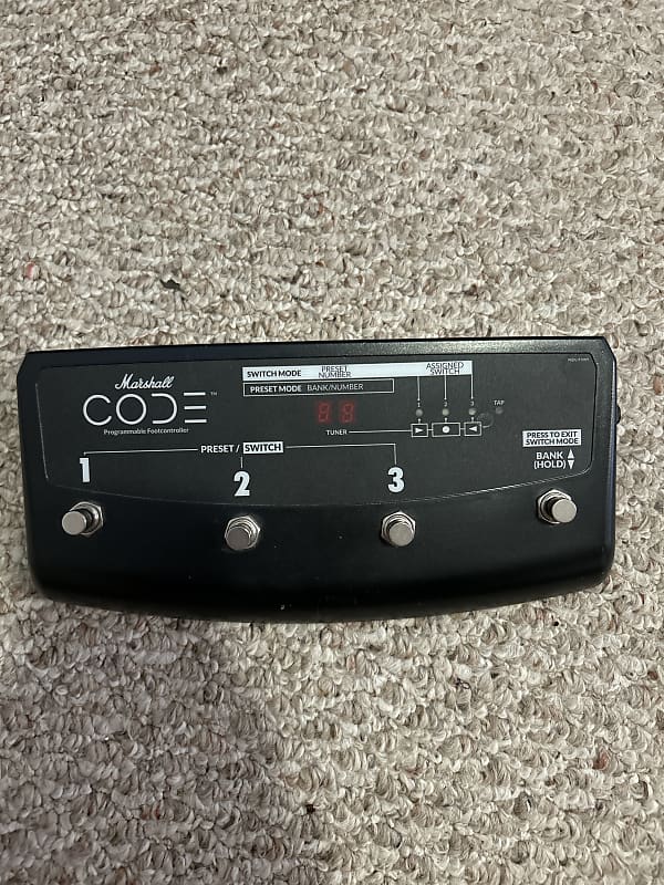 Marshall Code Footswitch for Code 25/50/100 | Reverb