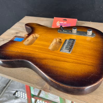 Real Life Relics Tele® Body Aged Nitro Sunburst Double | Reverb