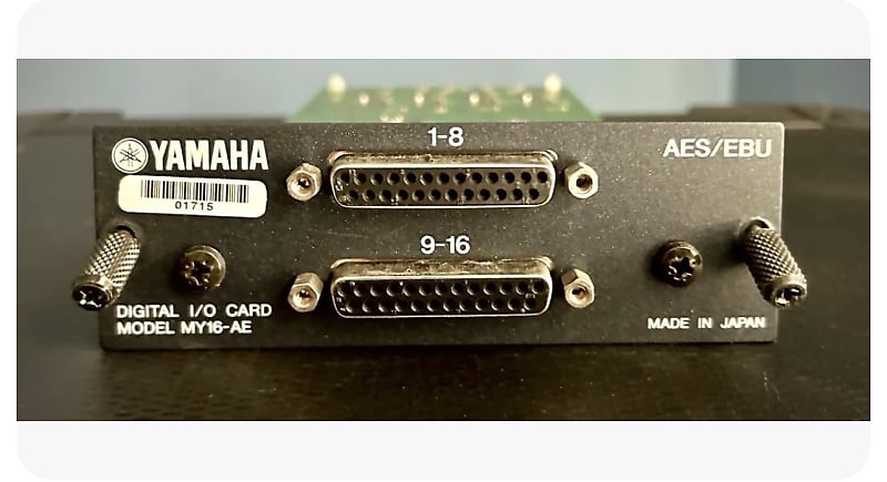 Yamaha—MY16-AE—Digital Interface Card/16 Channel—AES/EBU | Reverb