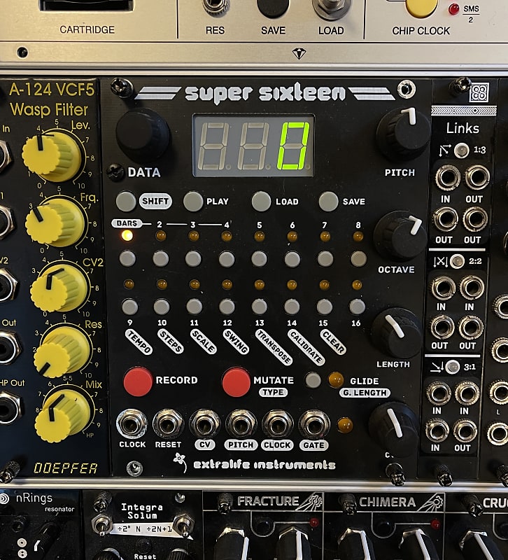 Extralife Instruments Super Sixteen Sequencer Eurorack | Reverb