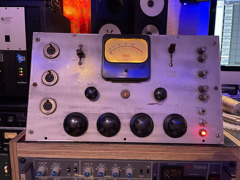 Heavily modded Gates Dynamote 50's restored Mic Pre w/90+db | Reverb