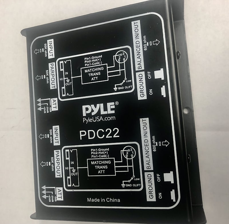 Pyle PDC22 Direct Box | Reverb