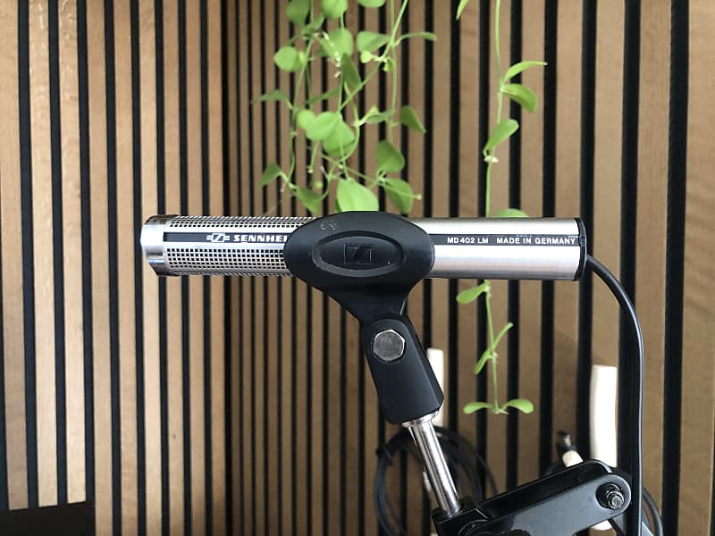 Sennheiser Vintage New XLR MD 402 LM 1970s - metal black | Reverb