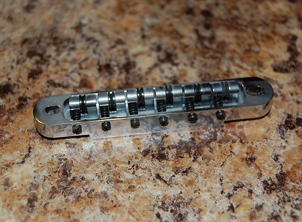 ABM 2400C Chrome Roller Bridge ABR-1 Tunematic Tuneomatic | Reverb