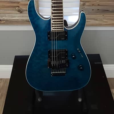 ESP LTD M-400 2007 Black w/ ESP hard case Arrow Inlay | Reverb