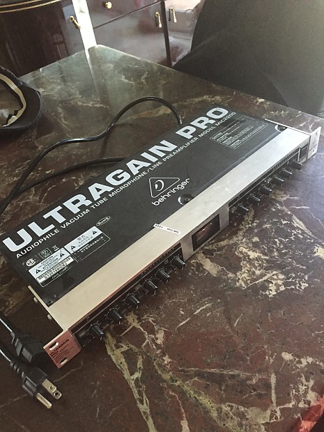 Behringer Ultragain Pro MIC2200 Microphone Line Preamp | Reverb