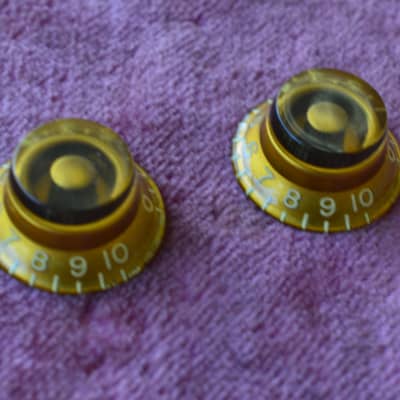 Vintage 1959 Gibson Les Paul Burst Knobs Gold Bonnet 1958 | Reverb