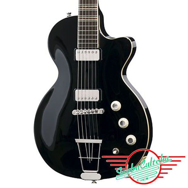 Hofner HTC Club Solid Black Diamond pickups | Reverb