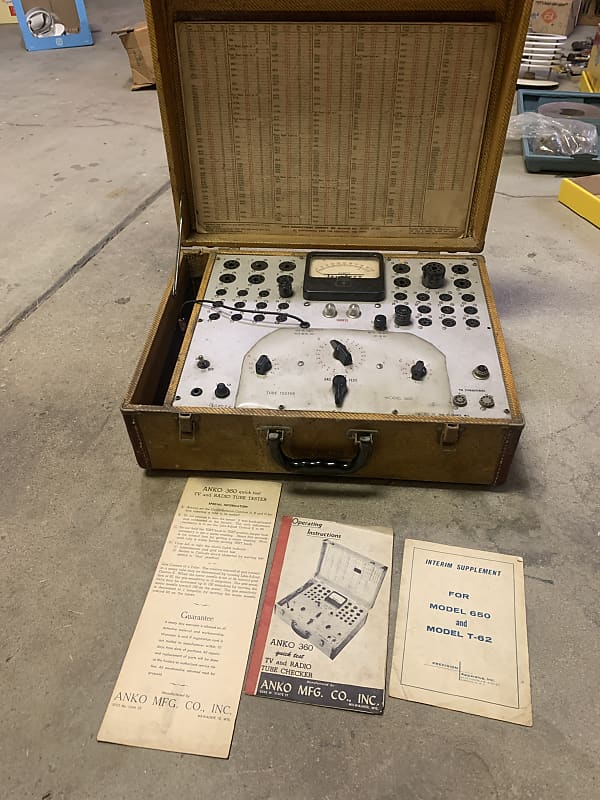 Precise Model 111 Gm & Em Tube Tester DIY Assembly 1950s | Reverb