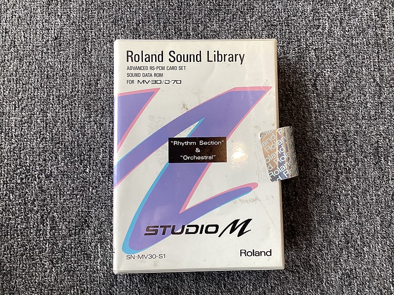 Roland SN-MV30-S1 Studio M Sound Library Card Set | Reverb