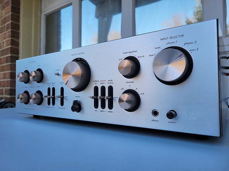 Luxman L-85V 1975 - Brushed aluminum | Reverb
