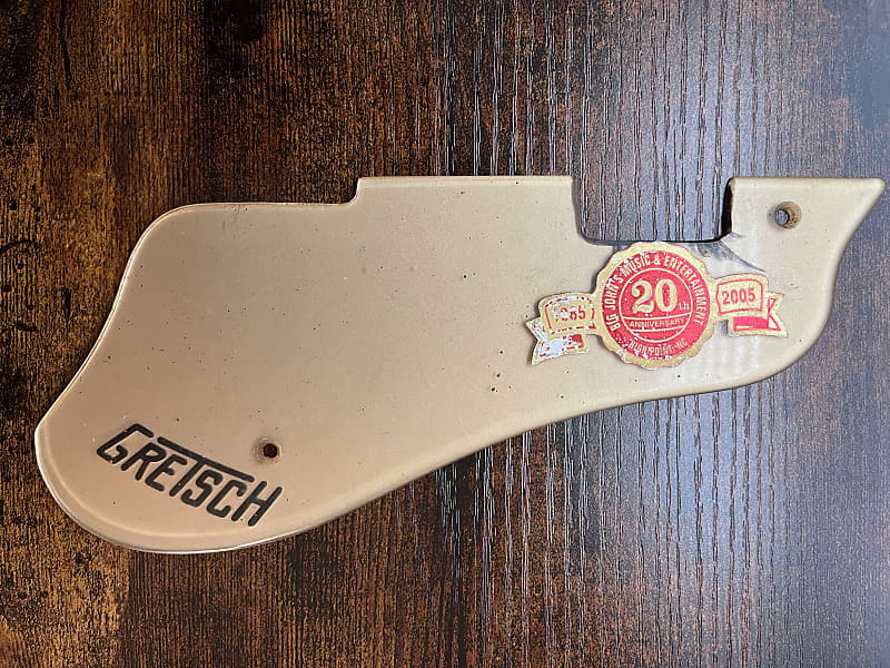 GOLD GRETSCH ELECTRIC GUITAR PICKGUARD GRETSCH GUITAR | Reverb