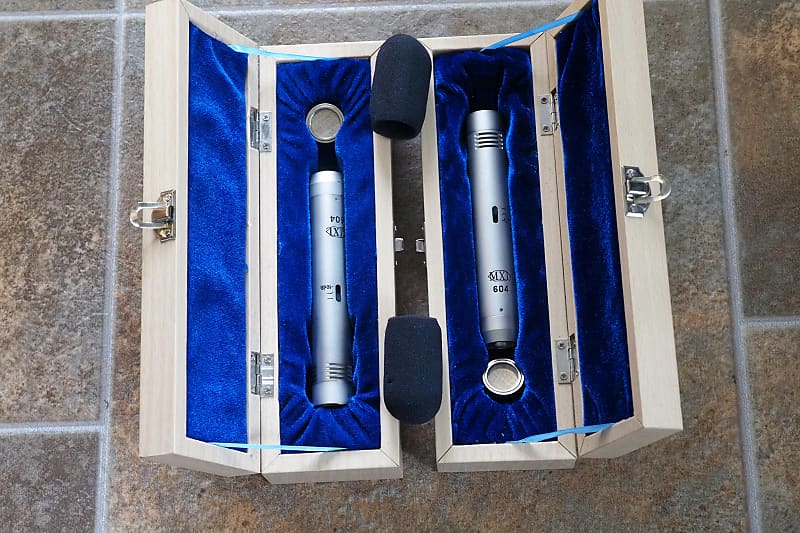 MXL 604 Condenser Microphone pair with cardioid and omni | Reverb