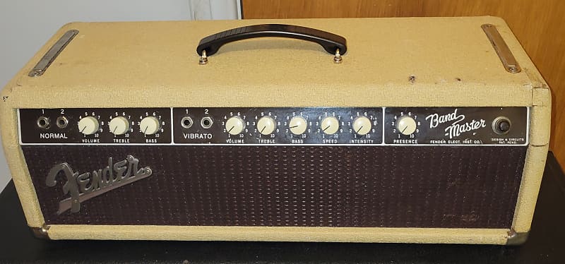 Fender Bandmaster 1962 - Brownface / Blonde | Reverb