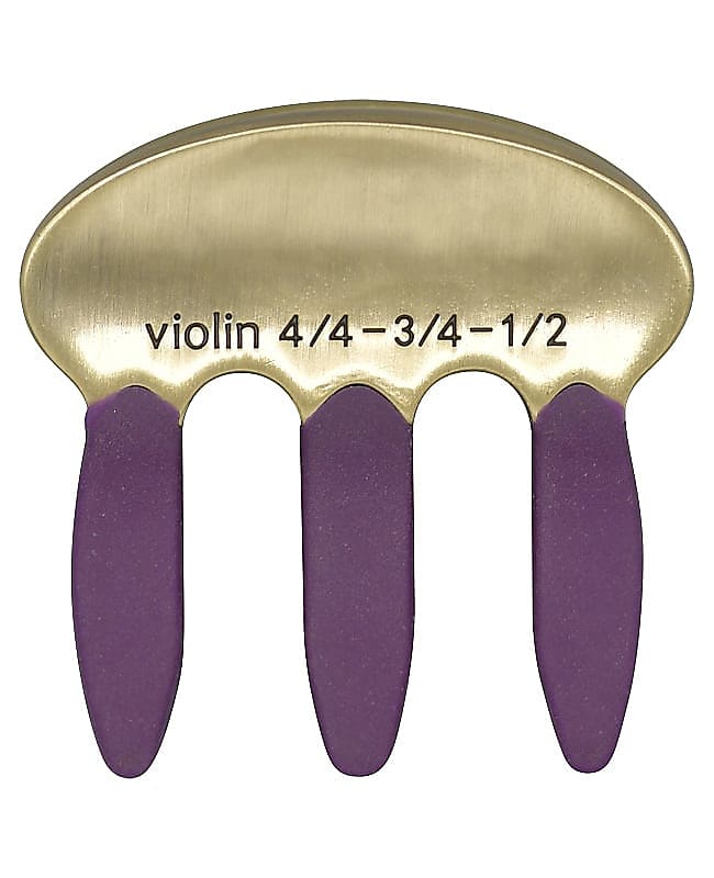 Anton Breton VP-55 Deluxe Brass Violin Practice Mute | Reverb