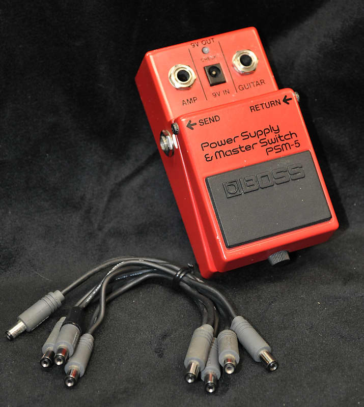Boss PSM-5 POWER SUPPLY MASTER SWITCH RED LABEL 1984 | Reverb