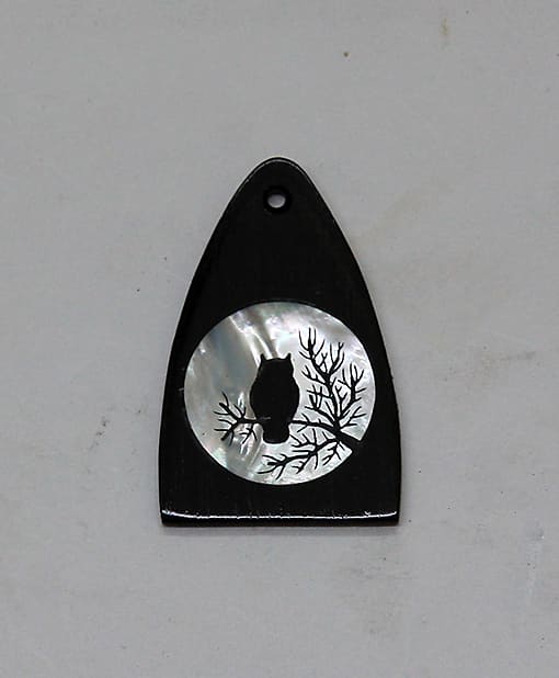 Truss Rod Cover with Owl Silhouette Inlay will fit PRS | Reverb