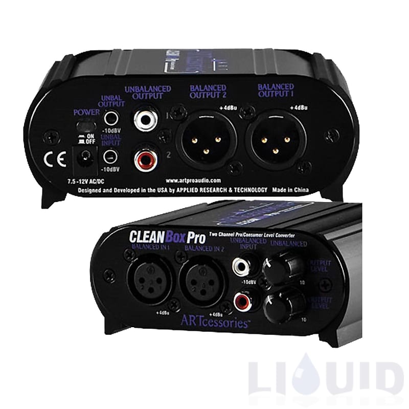 ART CLEANBox Pro Dual Channel Level Converter (CLEANBOXPRO) | Reverb
