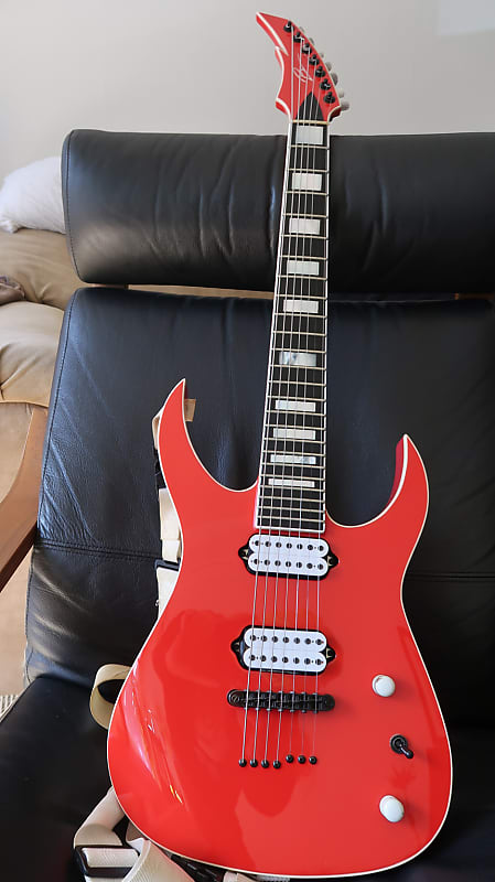 Bernie Rico Junior 7 String Jekyll 2011 - Bright Red | Reverb