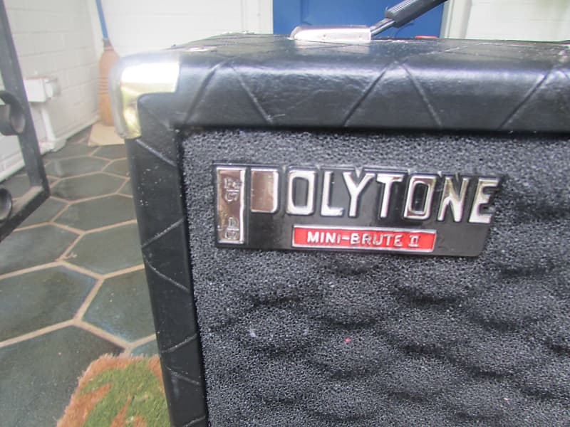 Polytone Minibrute II Amplifier mid 2000's Black | Reverb