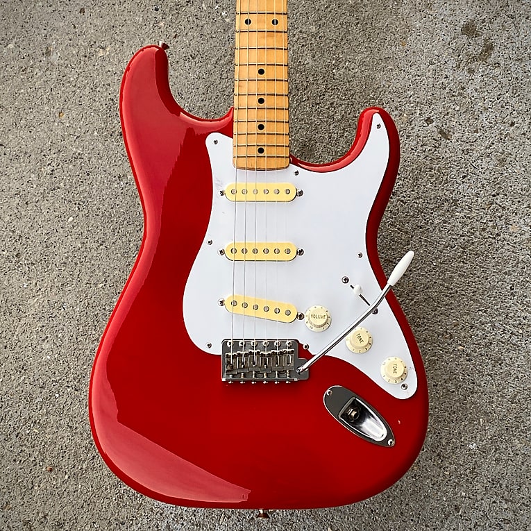 '84-'87 MIJ Fender Stratocaster Torino Red w/Case | Reverb