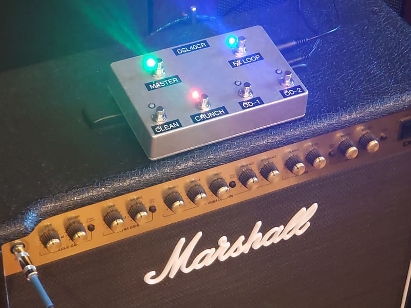 Custom 6-Way MIDI Footswitch Design for DSL40CR / DSL100HR - | Reverb