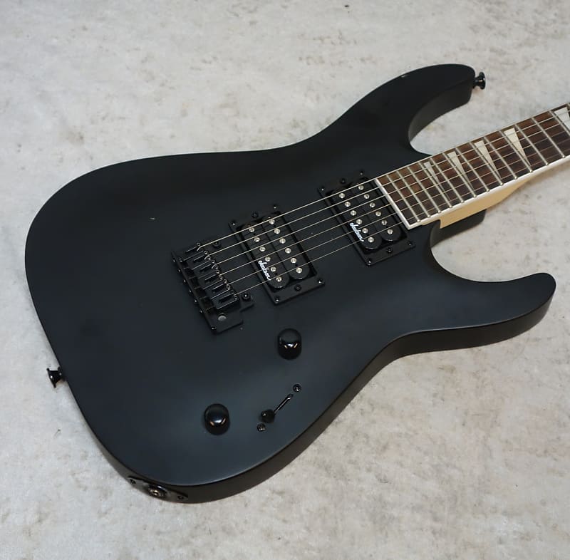 Jackson JS32 Dinky electric guitar in black stain | Reverb