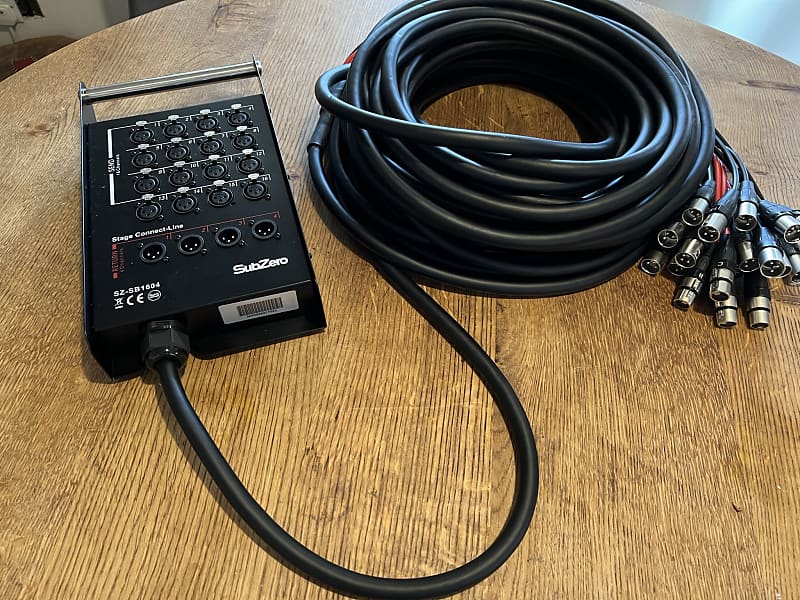 SubZero 20 Channel Stage Box, 16 In / 4 Out, 25m | Reverb