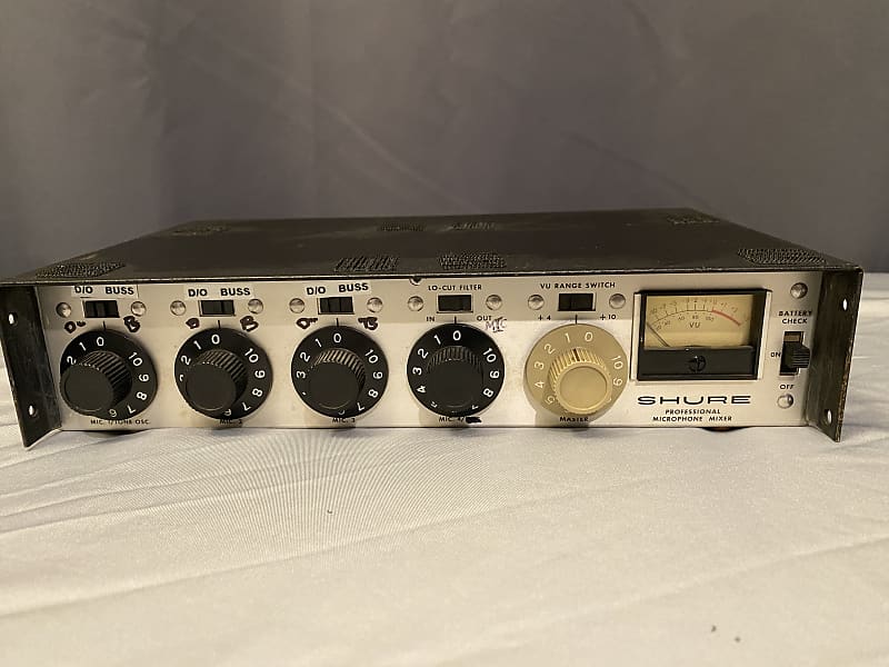 Shure M67 Mic Mixer/Pre w/Direct Outs Mod -1960s | Reverb