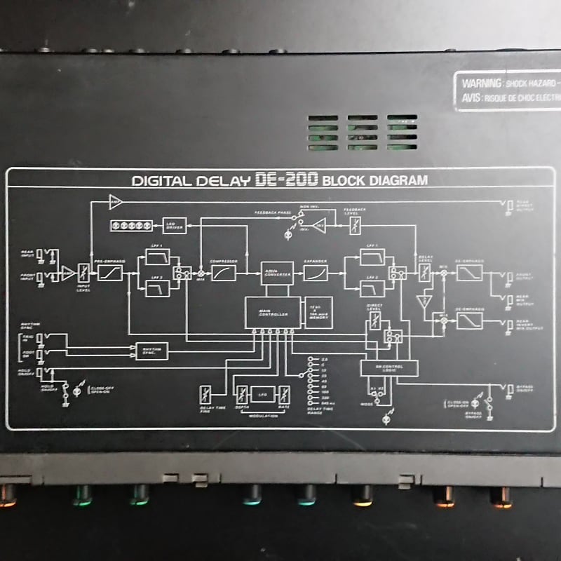 Rare - 1980s - Vintage Boss DE-200 Digital Delay Long Chip | Reverb UK