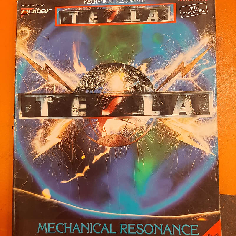 Tesla Mechanical Resonance - Guitar tab / tablature Book | Reverb