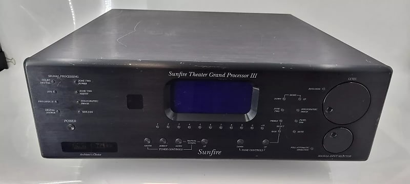 Sunfire Theater Grand Processor III Preamp - TESTED - RV-0087 | Reverb