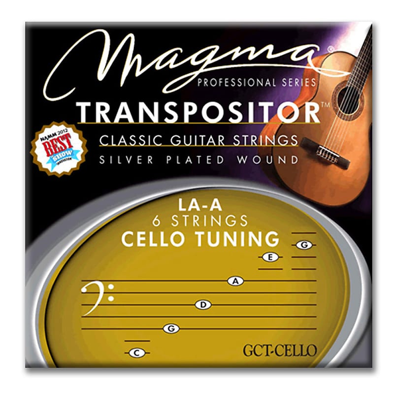 Magma Classical Guitar Strings TRANSPOSITOR LA-A CELLO - | Reverb