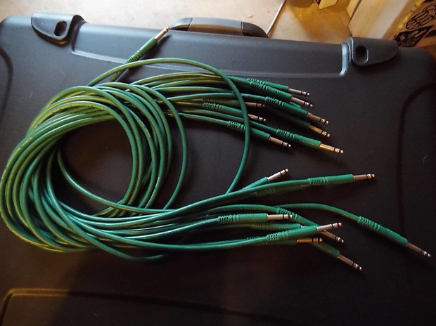 Mogami 9 Mogami Bantam TT Patch cables green | Reverb