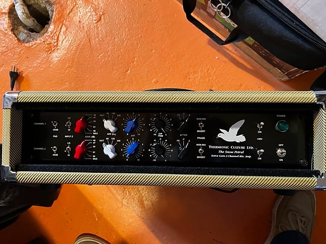 Thermionic Culture Snow Petrel HIgh gain mic preamp 2021 | Reverb