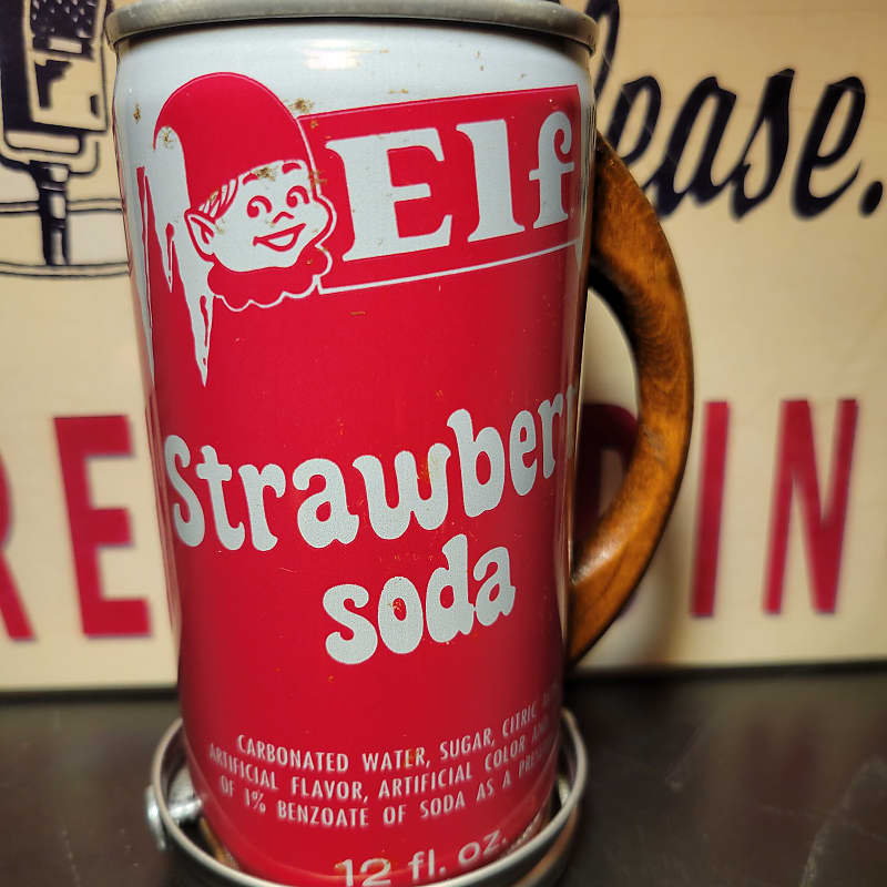 Lo Fi Soda Can Microphone - Strawberry Elf Soda | Reverb