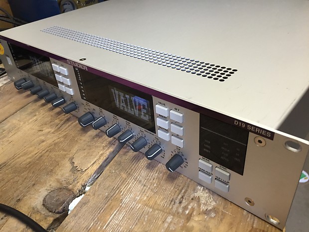 Studer D19 Series MicValve Dual Tube Mic Pre w/AD Converter - | Reverb