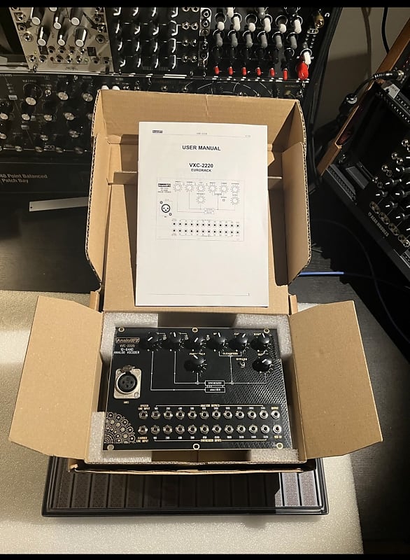 AnalogFX AnalogFX - VXC-2220 Vocoder Euro Rack 2023 - Black | Reverb