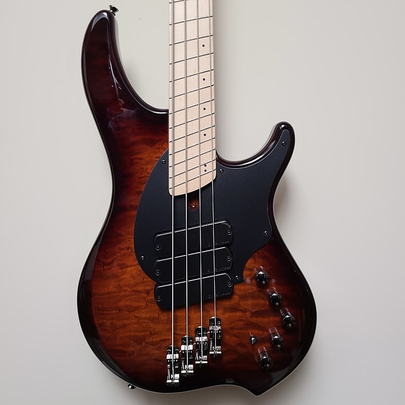Dingwall Combustion 4-string w/3 pickups, Quilted Maple top | Reverb