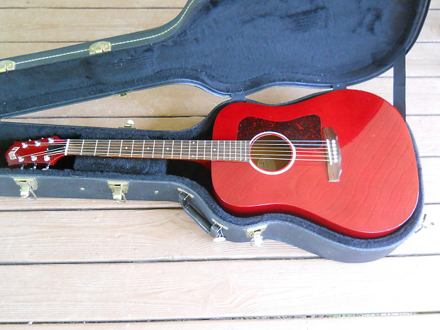 Guild 1990 D 15 WG Red With OHSC | Reverb